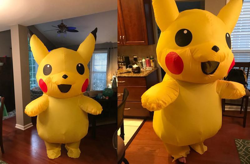 Надувной костюм пикача для взрослого. pikachu костюм. пикач к...: цена ...
