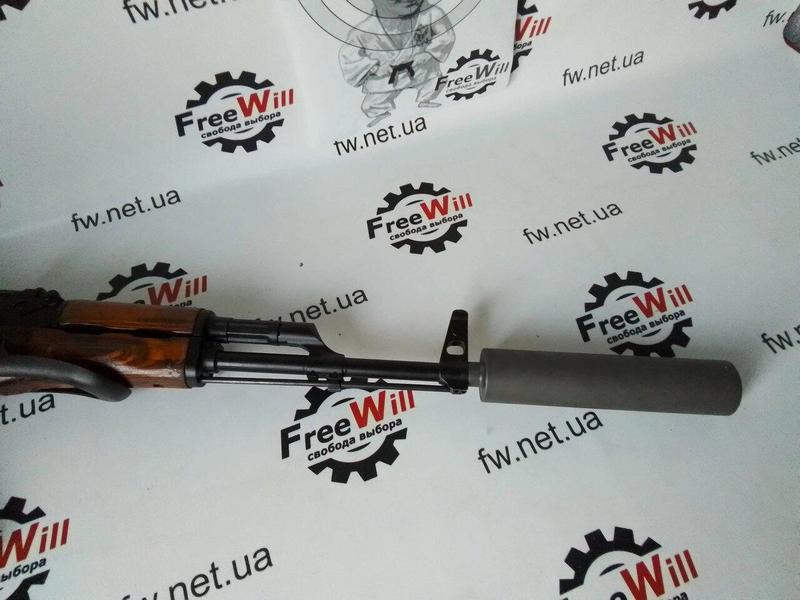 ГЛУШОК ДЛЯ АК 47 калибр 7.62 ГЛУШИТЕЛЬ НА АК, ПБС, САУНДМОДОРА ...