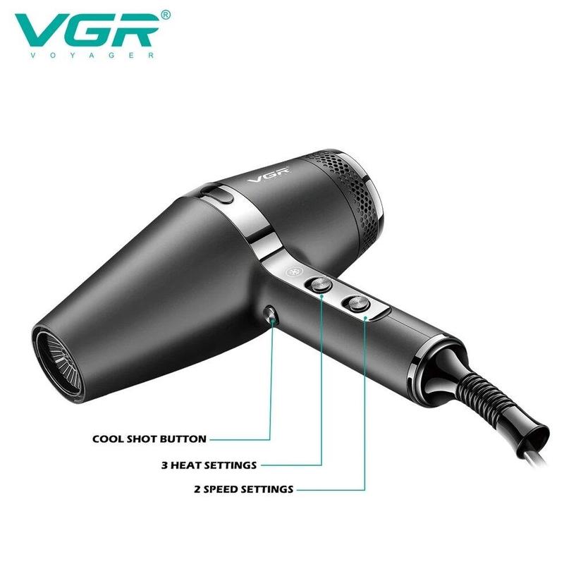 Фен професійний VGR V-451: ціна 937 грн - купити Техніка для краси та ...