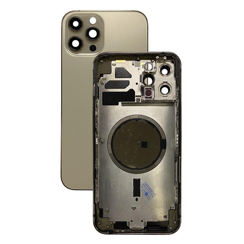 Корпус iPhone 12 Pro Max золотий (з утримувачем Sim- карти, бі...: цена ...