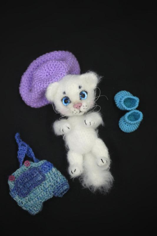 Котик в шляпке цена 495 грн купить Куклы на ИЗИ Винница