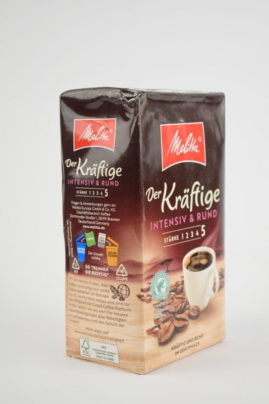 Кофе молотый Melitta Der kraftige 500 г Германия розвакуумована: цена ...