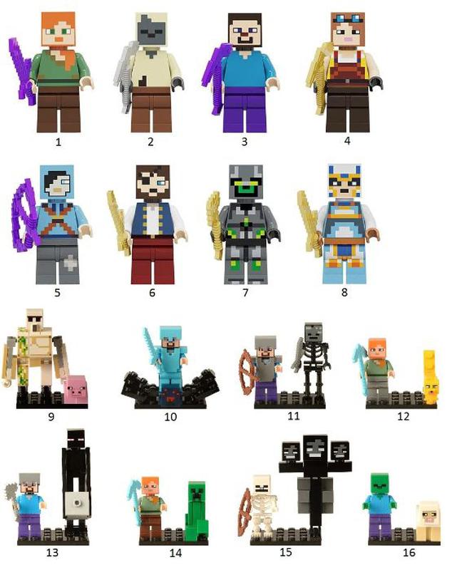 Фигурки Minecraft майнкрафт Курица,Летучая мыщь Лего Lego: цена 80 грн ...