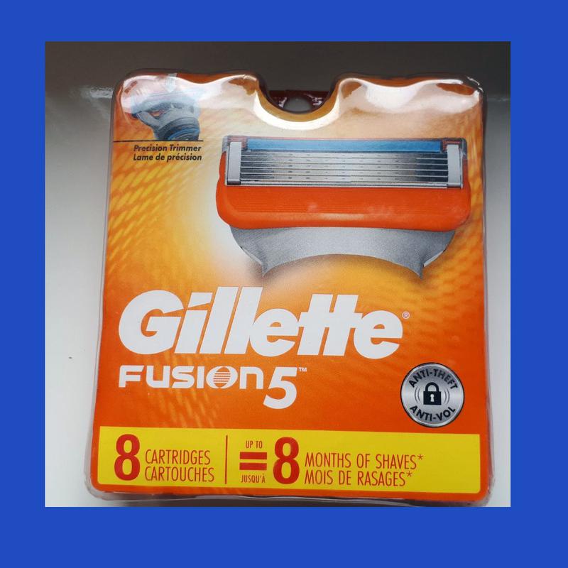 Лезвия/кассеты Gillette fusion картриджи/касеты Джилет 8шт из США - 900 ...