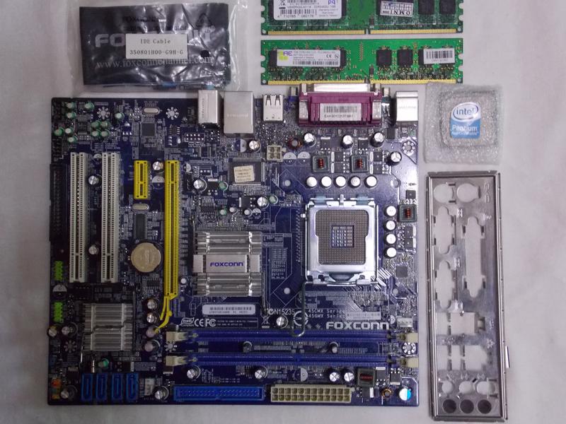 Материнская плата Foxconn 45CMX/GMX (socket 775) - купить недорого б/у ...