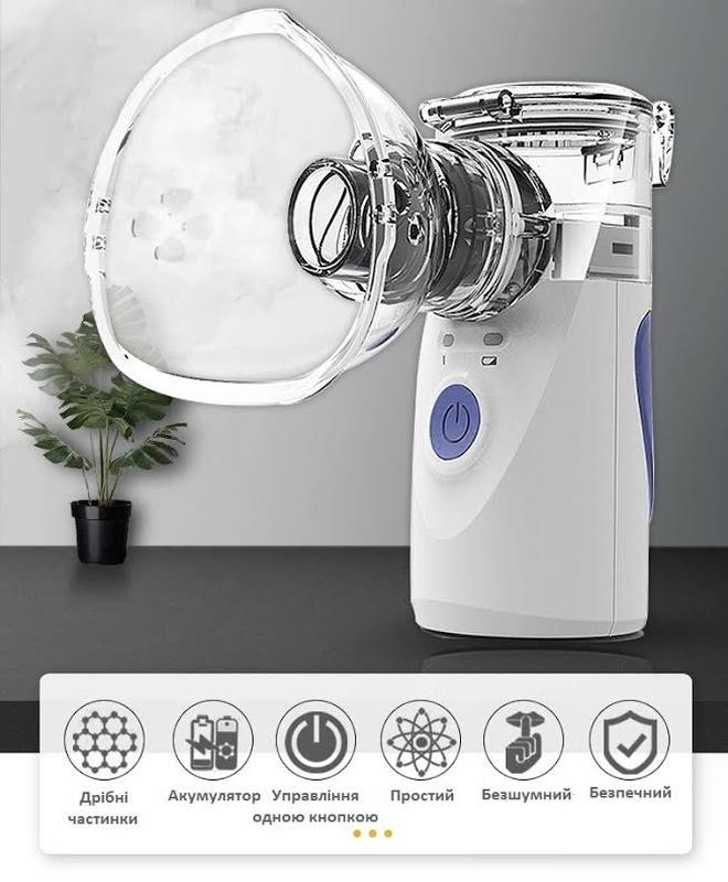 Інгалятор ультразвуковий меш небулайзер Mesh Nebulizer YM-3R9 ...