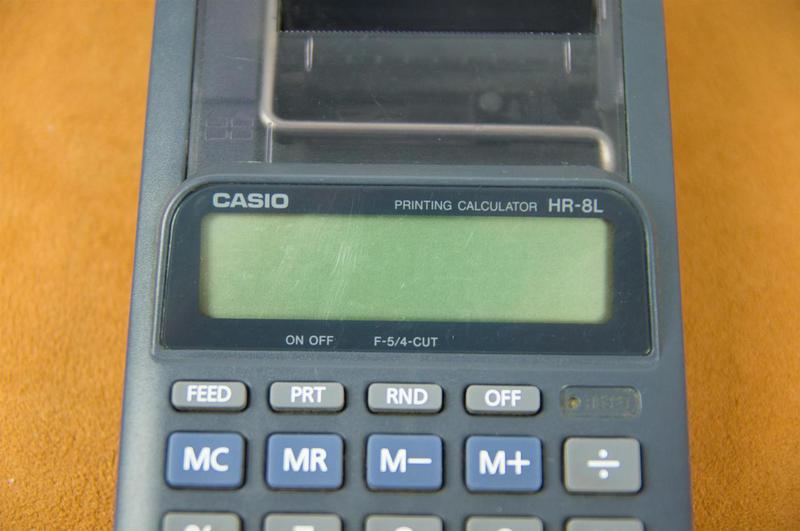 Калькулятор с принтером CASIO HR-8L: цена 440 грн - купить Калькуляторы ...