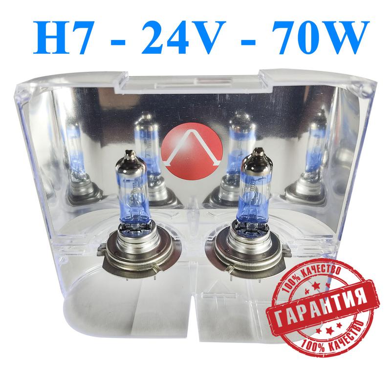 Штатные Лампы цоколь H7 24V Вольт 70W Ватт P43T. Лампы с эффек...: цена ...